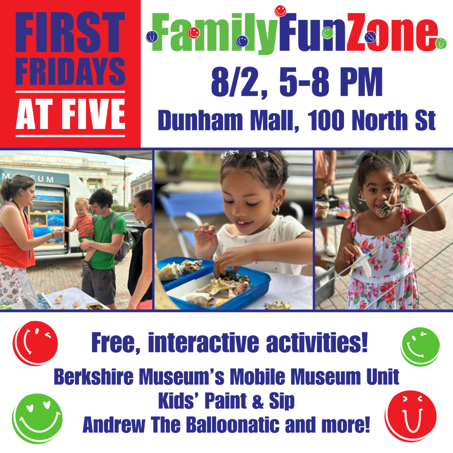 Family Fun Zone at First Fridays at Five - Downtown Pittsfield Western ...