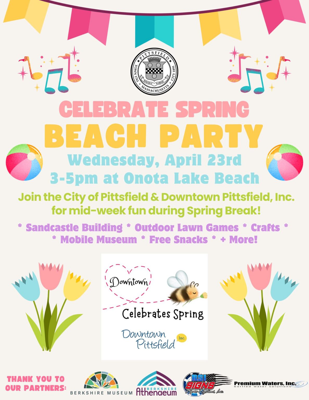 Celebrate Spring Beach Party - Downtown Pittsfield Western ...
